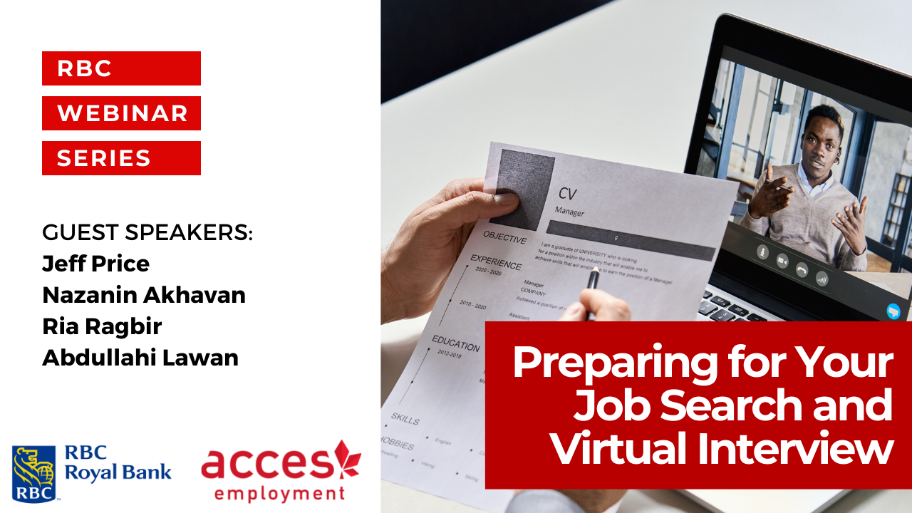 RBC Webinar: Preparing for Your Job Search and Virtual Interview ...