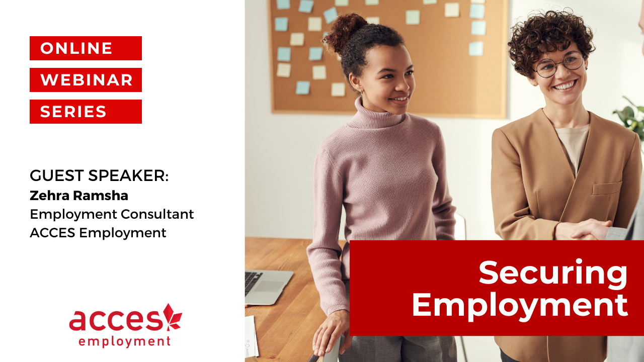 Webinar: Securing Employment - ACCES Employment