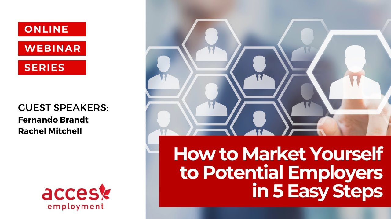 Webinar: How to Market Yourself to Potential Employers in 5 Easy Steps ...